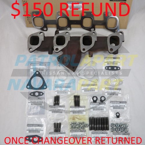 Manifold Kit All Genuine Parts for Nissan Patrol GU Y61 ZD30 3.0L Diesel
