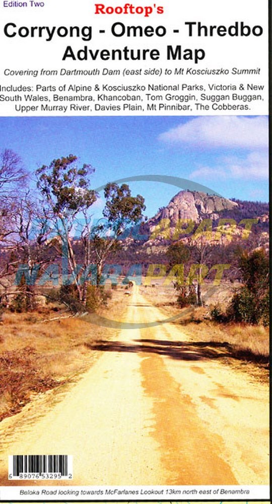 Corryong Omeo Thredbo Adventure Map - (Rooftop)