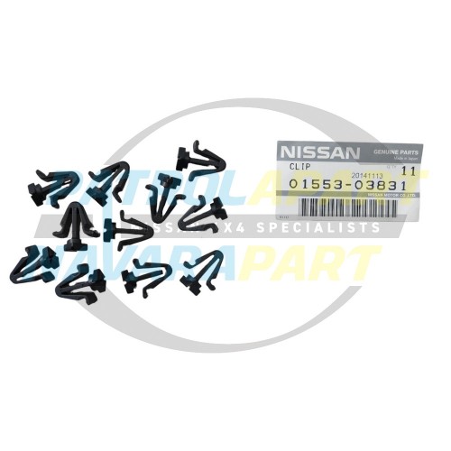 Genuine Nissan Grille Clip Kit - Nissan Y60 GQ Patrol