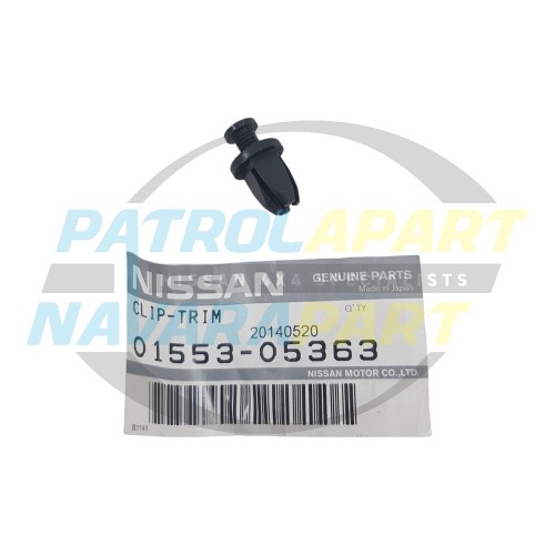 Genuine Cargo Mould Clip Black - Nissan Patrol Y61 GU Series 4