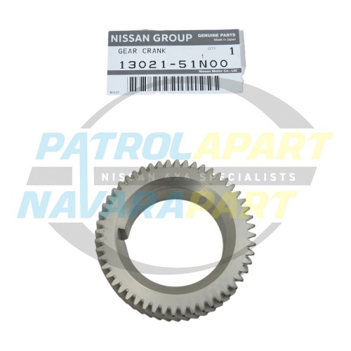 Genuine Nissan Crankshaft Timing Gear - Nissan Patrol Y61 GU TD42T TD42TI