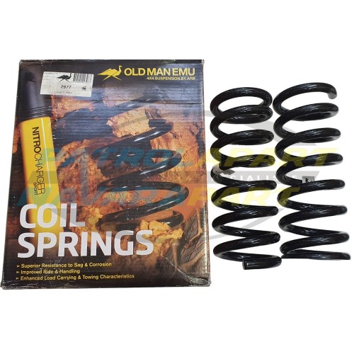 OME Old Man Emu Front Coil Spring PAIR 40mm Lift Bullbar & Winch ...