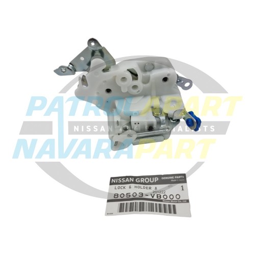 Genuine Nissan LHF Passenger Door Lock Mechanism - Patrol GU Y61