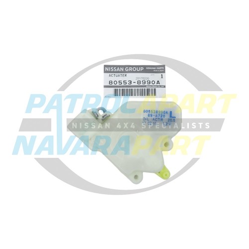 Genuine Nissan Left Hand Front LHF Central Locking Actuator - Patrol GU Y61