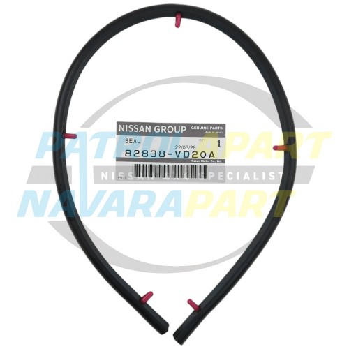 Genuine Nissan Left & Right Hand Rear Door Seal Partition - Patrol GU Y61